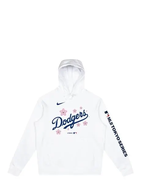 Nike X Takashi Murakami X Mlb World Tour Tokyo Series 2025 Dodgers Hoodie - White