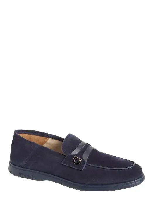 FERRAGAMO Drame Loafer - Navy