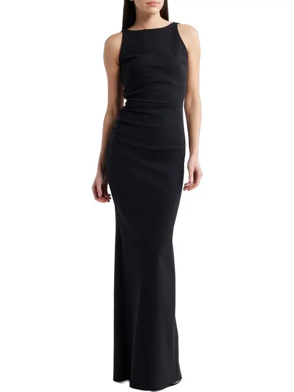 Chiara Boni La Petite Robe Sleeveless Stretch Jersey Dress - Nero