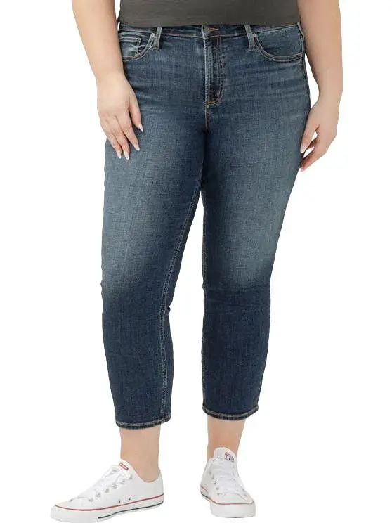 SILVER JEANS CO. Most Wanted Ankle Straight Leg Jeans - Indigo