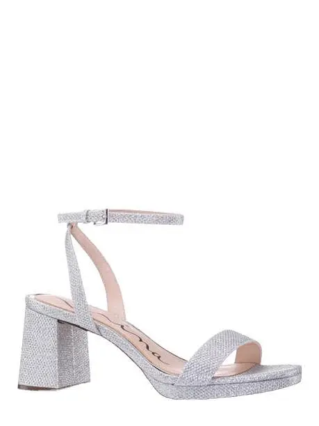 Nina Bergen Ankle Strap Sandal - Silver