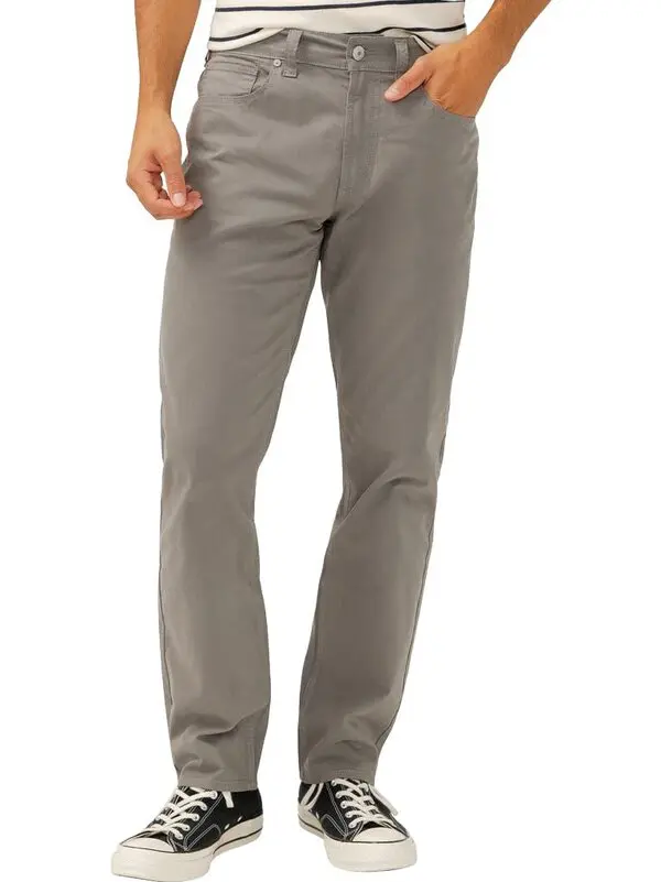 SILVER JEANS CO. Eddie Athletic Fit Tapered Jeans - Grey