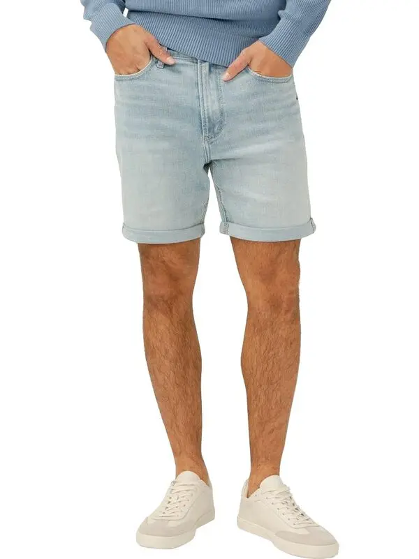 SILVER JEANS CO. Everyday Cuffed Denim Shorts - Indigo