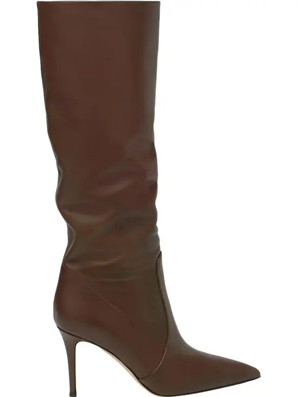 GIANVITO ROSSI 85mm Hansen Boots - Brown