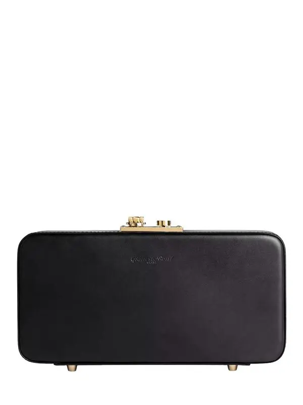 GIANVITO ROSSI Vali Clutch Bag - Black