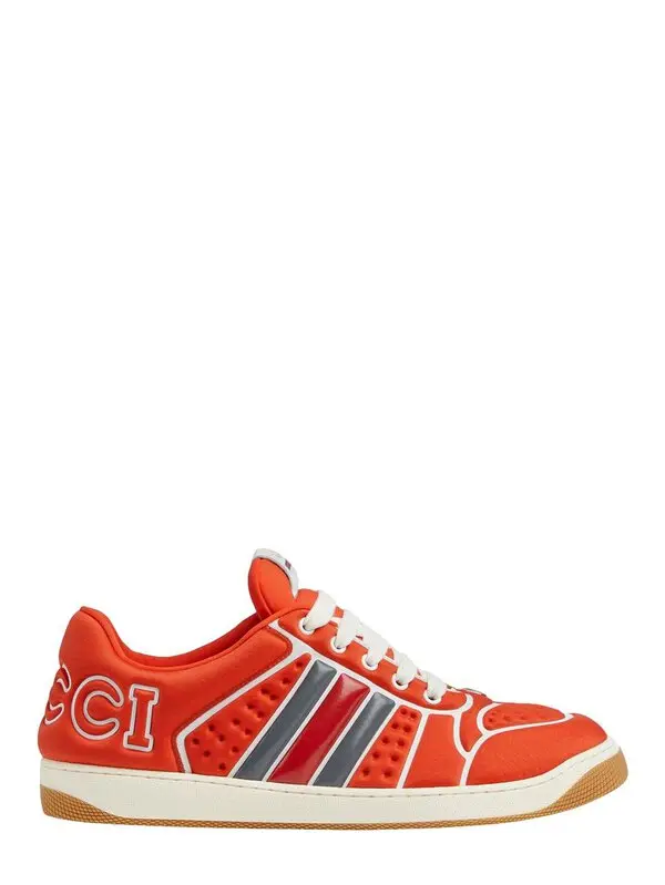 Gucci Screener Neoprene Sneakers - Orange