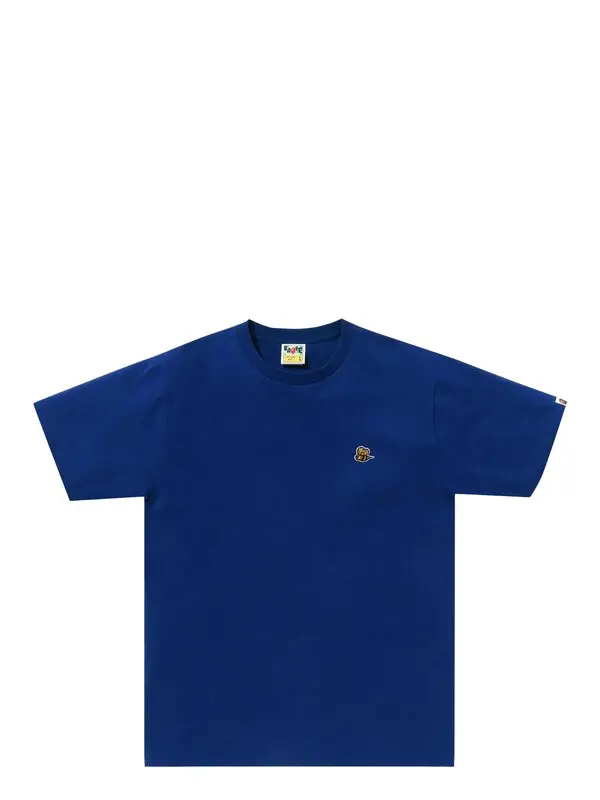A BATHING APE Bee One Point Tee - Blue