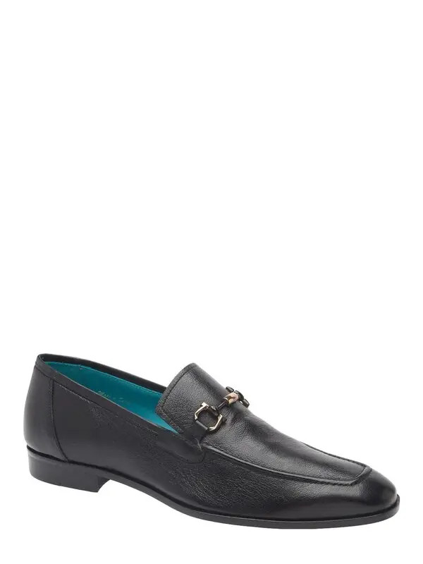 Mezlan Rios Bit Ornament Leather Loafer - Black