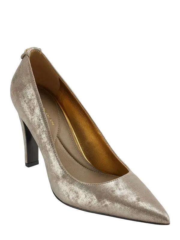 Donna Karan New York Pointed Toe Pump - Cloud/ Silver