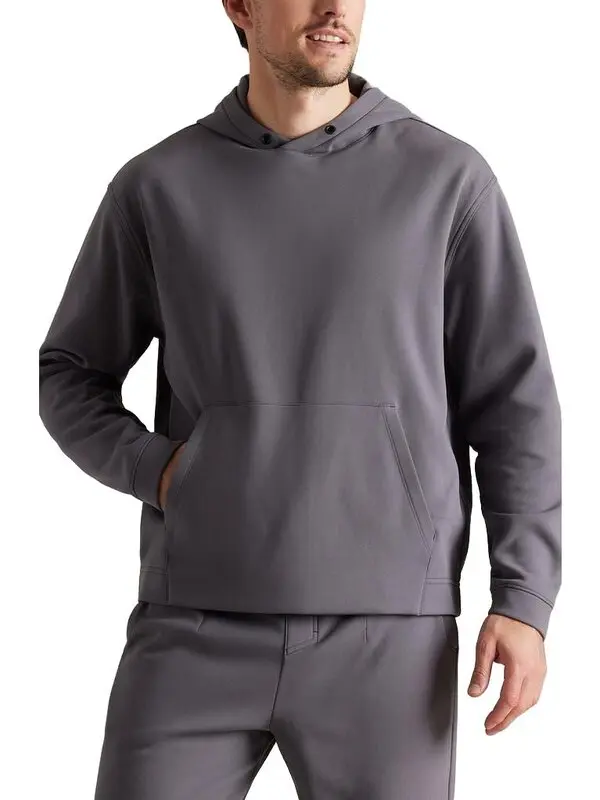 RHONE Range Relaxed Fit Fleece Hoodie - Gravel