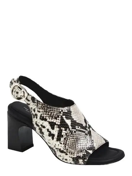 Rag & Bone Gigi Slingback Sandal - Black/white Snake
