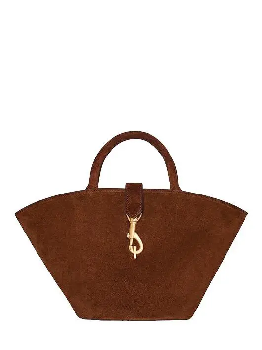 Rebecca Minkoff Mini Megan Suede Fan Tote - Canella