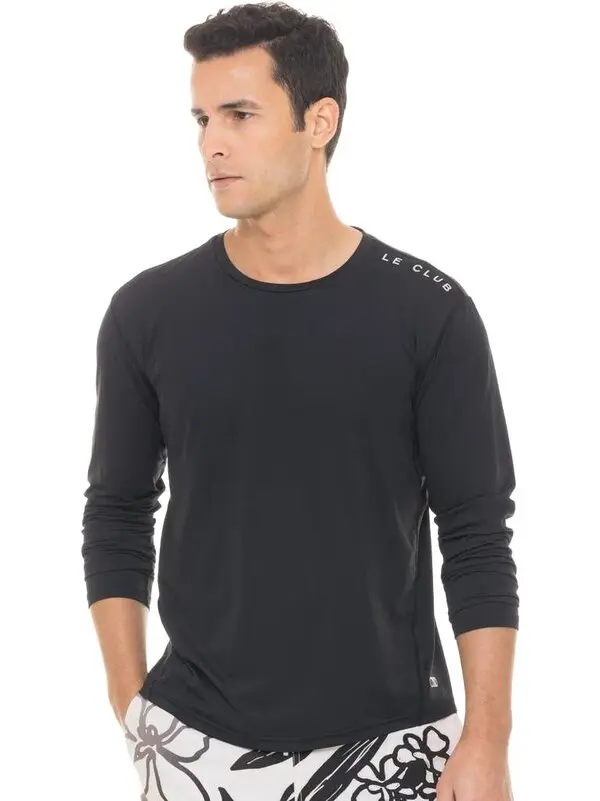 LE CLUB Spf 50 Rashguard - Black