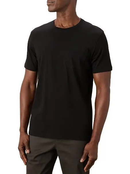 PACT Organic Cotton Softspun Pocket Crew Tee - Black