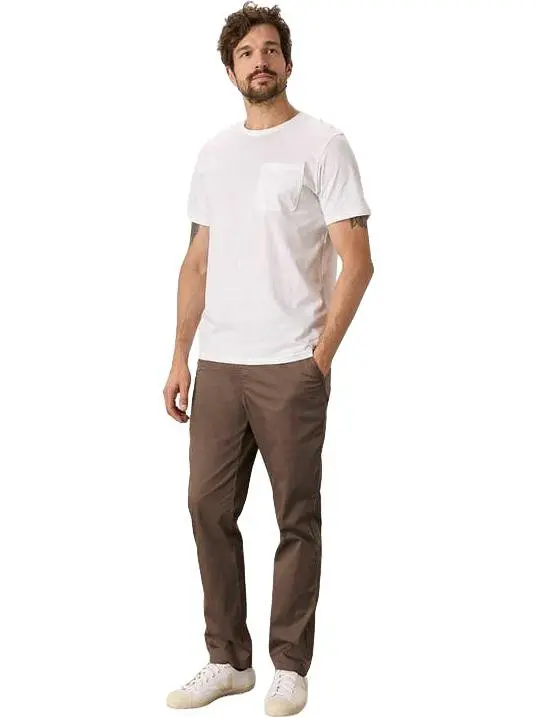 PACT Organic Cotton Softspun Pocket Crew Tee - White