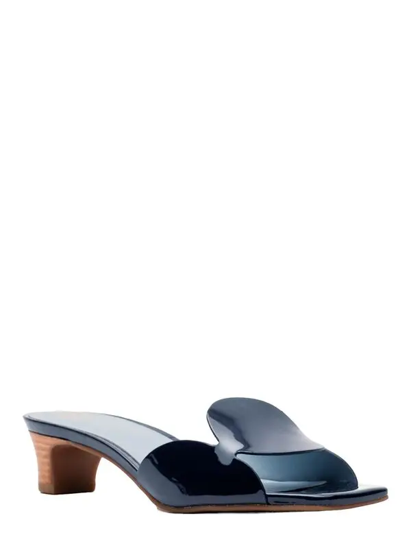 FRANCES VALENTINE Sandy Circle Slide Sandal - Navy