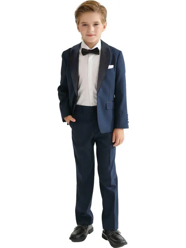 MOUSTACHE Shawl Lapel Suit - Navy