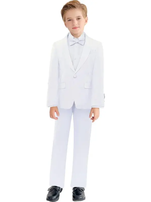 MOUSTACHE Shawl Lapel Suit - White