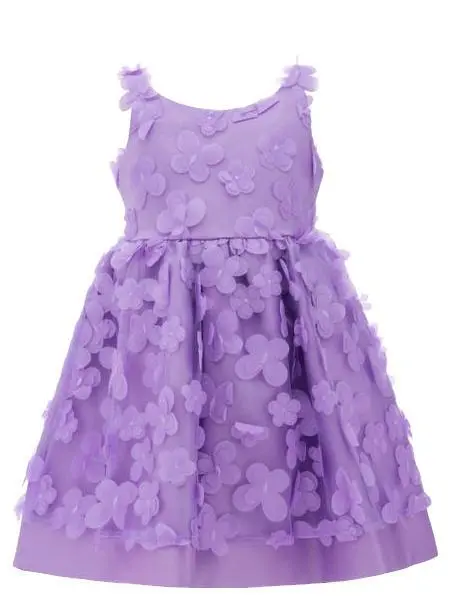 TULLEEN Lago Floral Dress - Purple