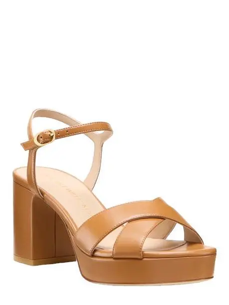 STUART WEITZMAN Dayna Platform Sandals - Machiato