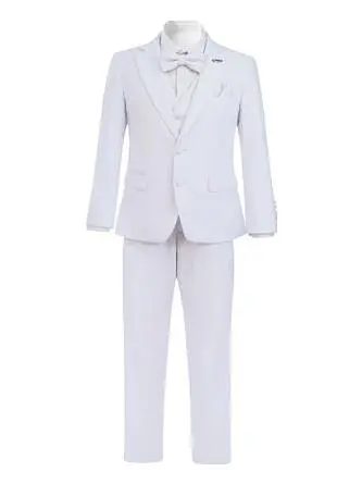 MOUSTACHE Peak Lapel Tuxedo Set - White