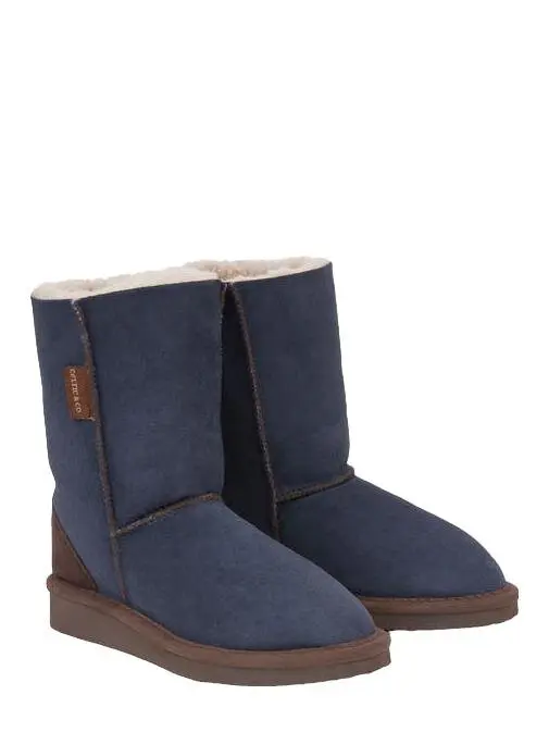 CELTIC & CO. Shearling House Boots - Blue Iris