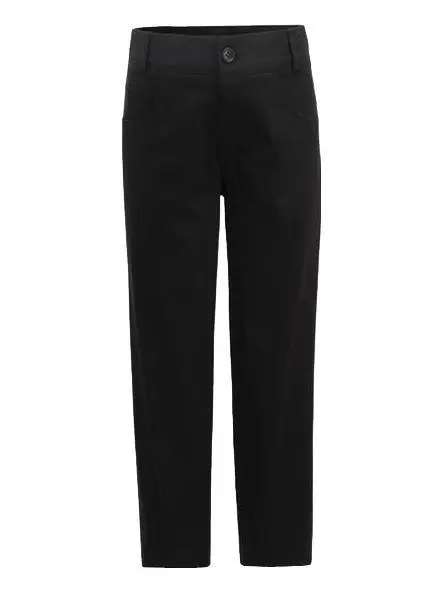 MOUSTACHE Formal Straight Leg Trousers - Black