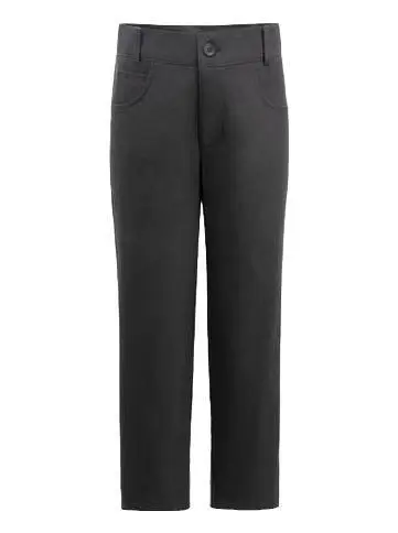 MOUSTACHE Formal Straight Leg Trousers - Charcoal Gray