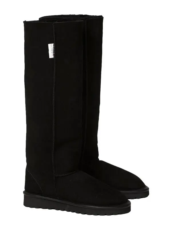 CELTIC & CO. Celt Shearling Knee High Boots - Black