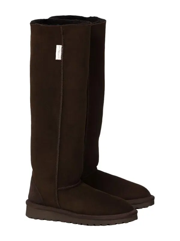 CELTIC & CO. Celt Shearling Knee Boot - Mocca