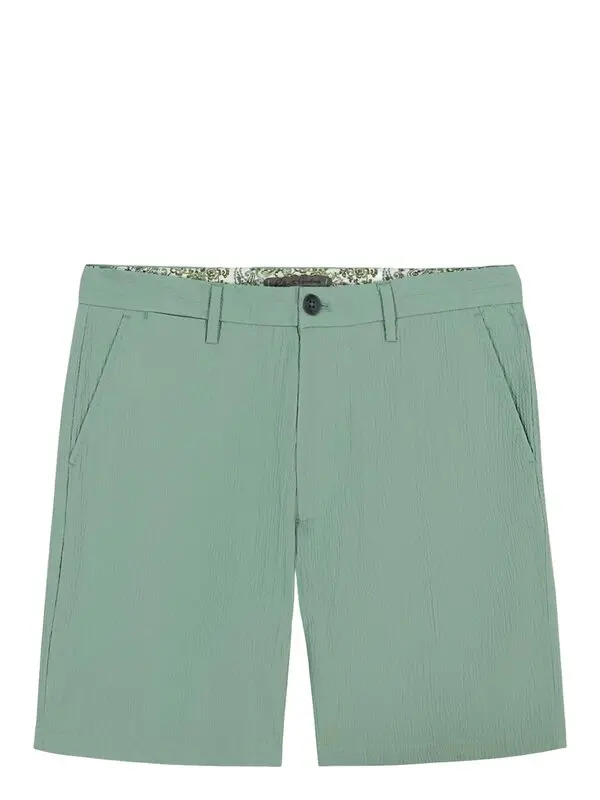 Robert Graham Thresher Classic Seersucker Shorts - Olive