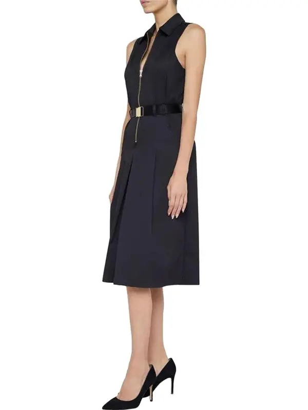 L & APOS;AGENCE L'agence Kylo Belted Shirtdress - Black