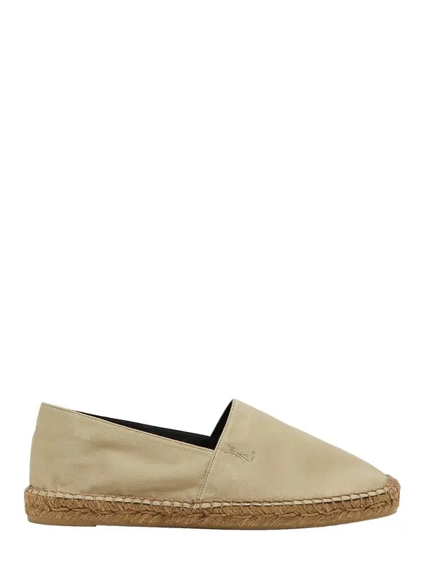 Saint Laurent Cotton Espadrilles - Biscuit