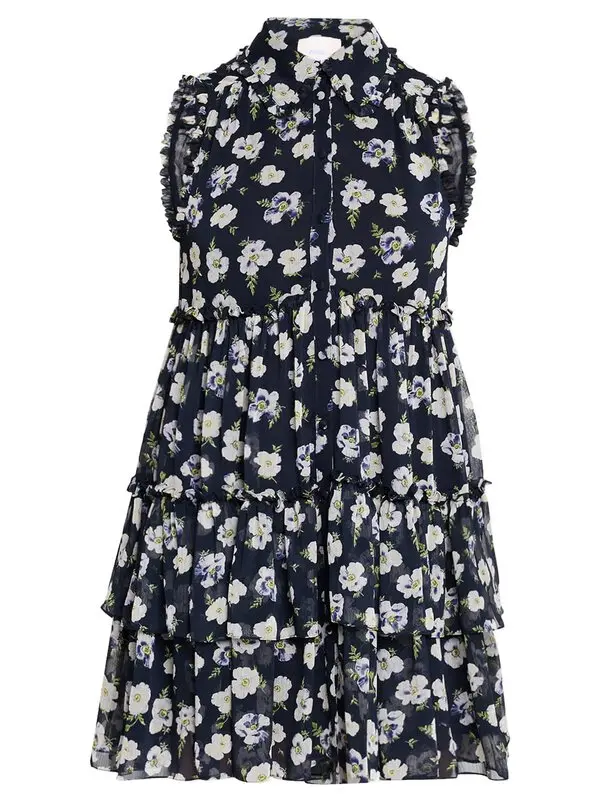 Cinq À Sept Becci Floral Mini Dress - Navy Multi
