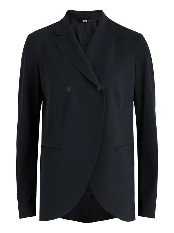 High Stretch-jersey Blazer - Navy