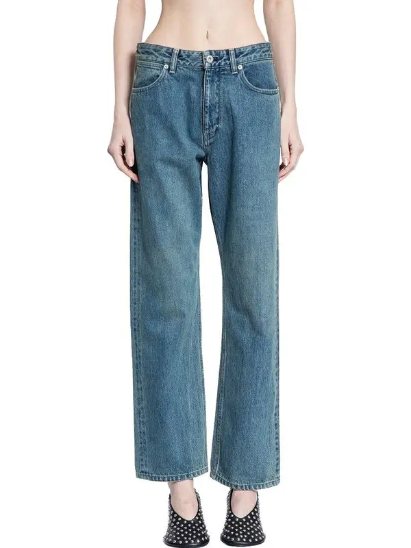 JIL SANDER Slim Twist Denim Trouser - Blue
