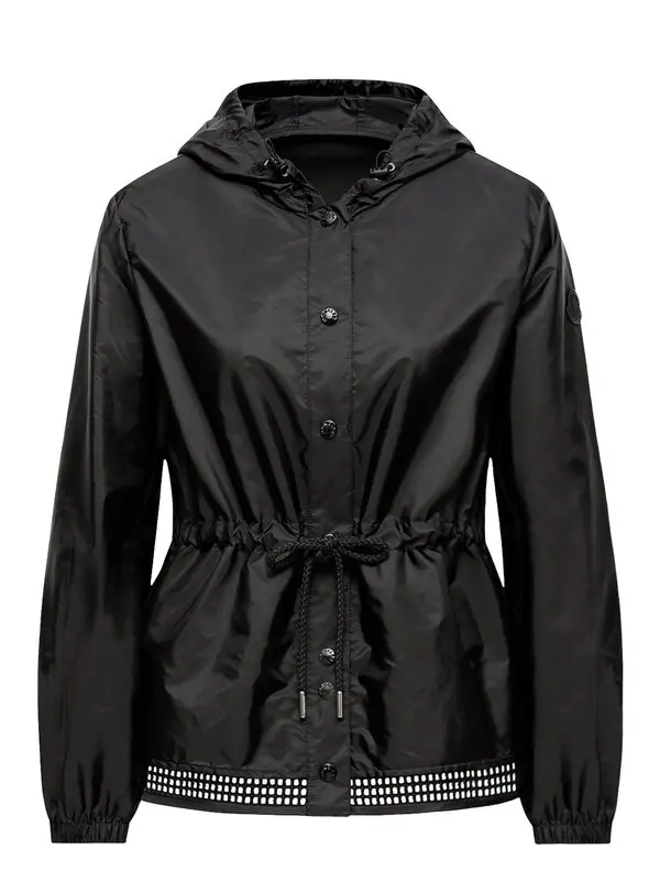 Moncler Rochebonne Hooded Taffeta Jacket - Black