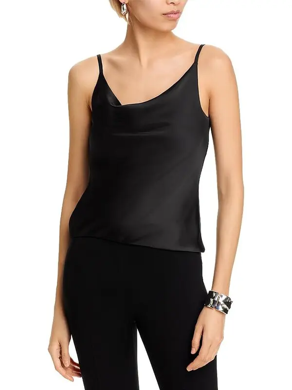 Norma Kamali Maria Slip Top - Black