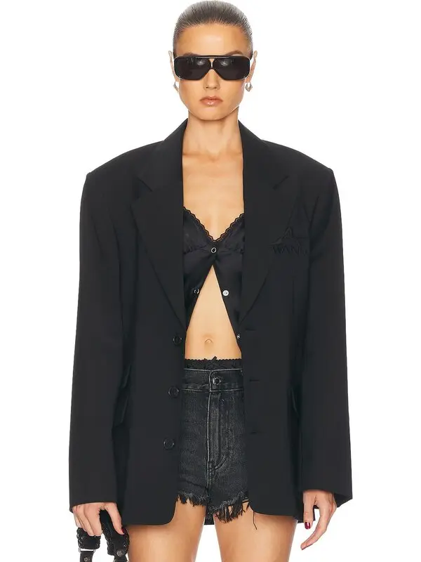 Alexander Wang Oversized Blazer - Black