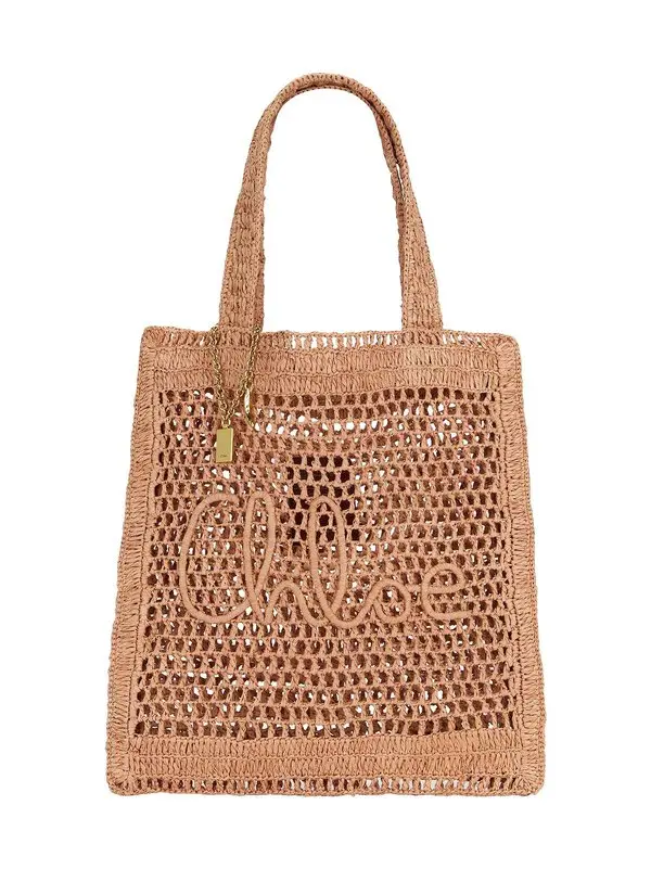 Chloé Summer Banana Tote Bag - Summery Beige