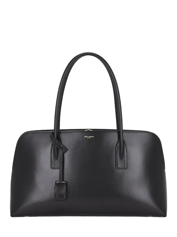 Saint Laurent Large Sac De Jour Bowling Bag - Nero
