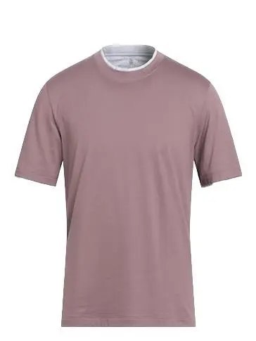 Brunello Cucinelli T-shirt Mauve Size Cotton - Purple