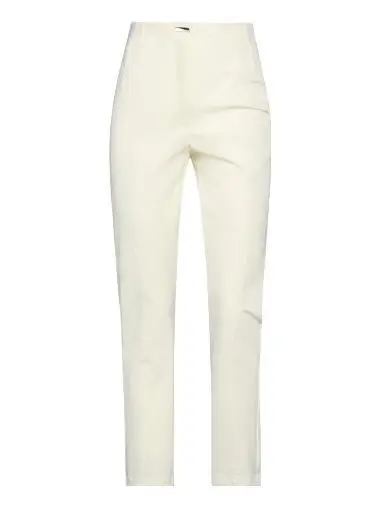 Patrizia Pepe Straight Leg Pants - White