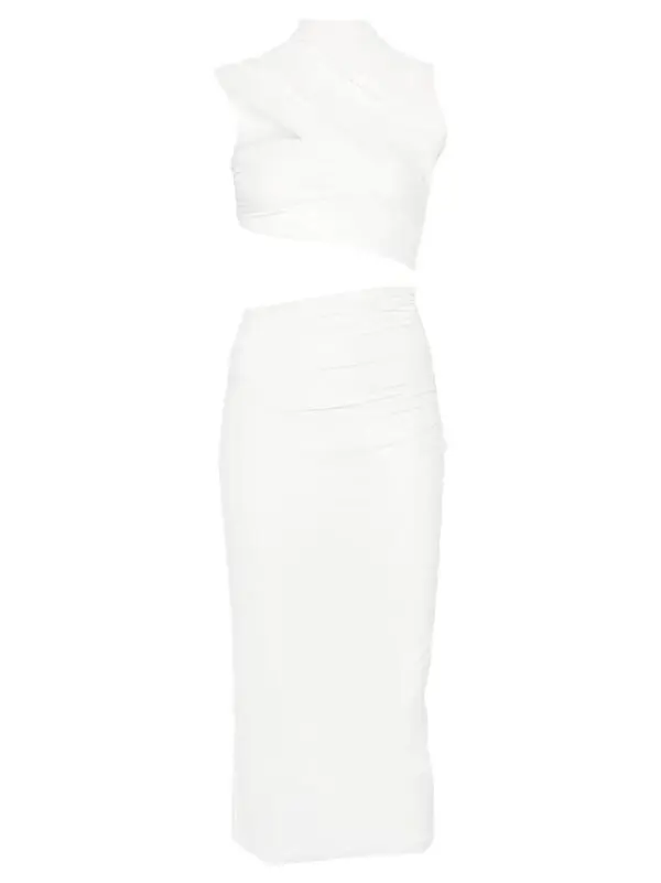 AMAZUIN Musia Midi Dress - White
