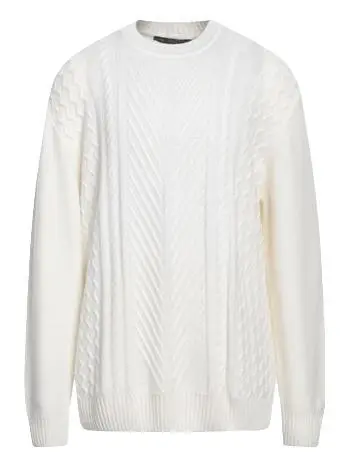 LOW BRAND Sweater In Viscose, Polyamide, Wool, And Cashmere - White