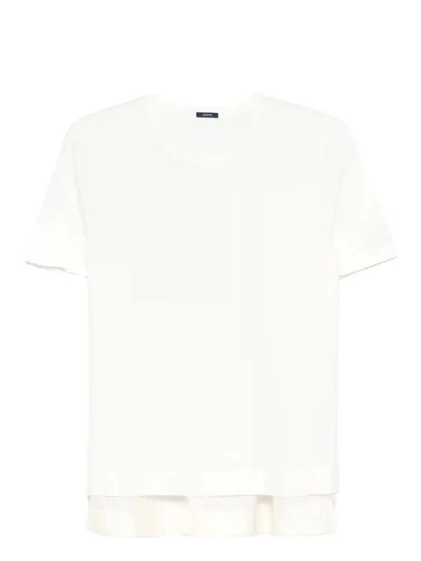 JOSEPH Cotton T-shirt - Yellow