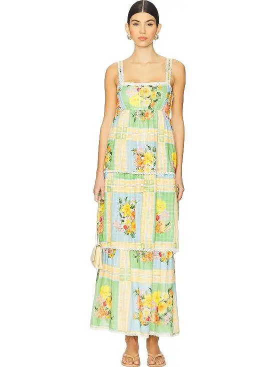 Show Me Your Mumu Peyton Midi Dress - Country Bouquet