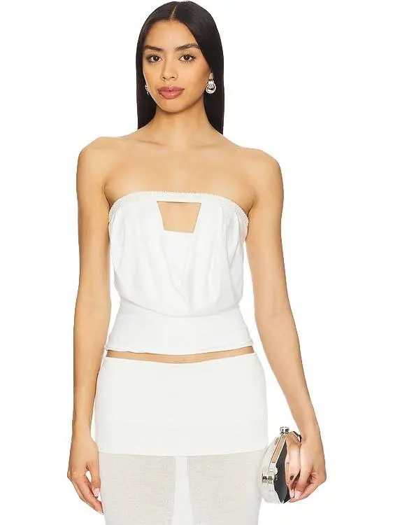Superdown Bea Tube Top - White