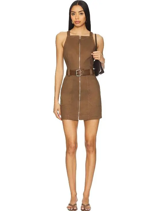 NICHOLAS Andri Mini Dress - Hazelnut