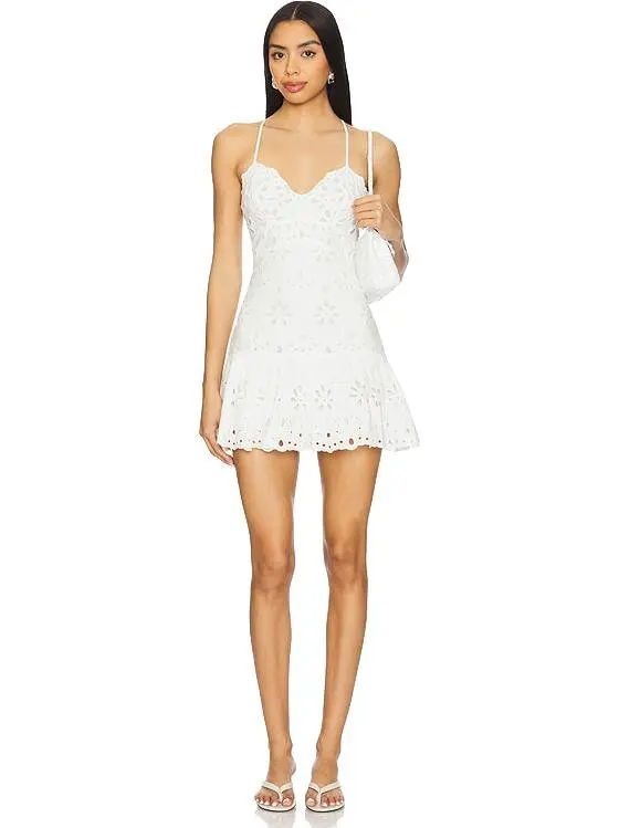 LoveShackFancy X Catana Dress - White